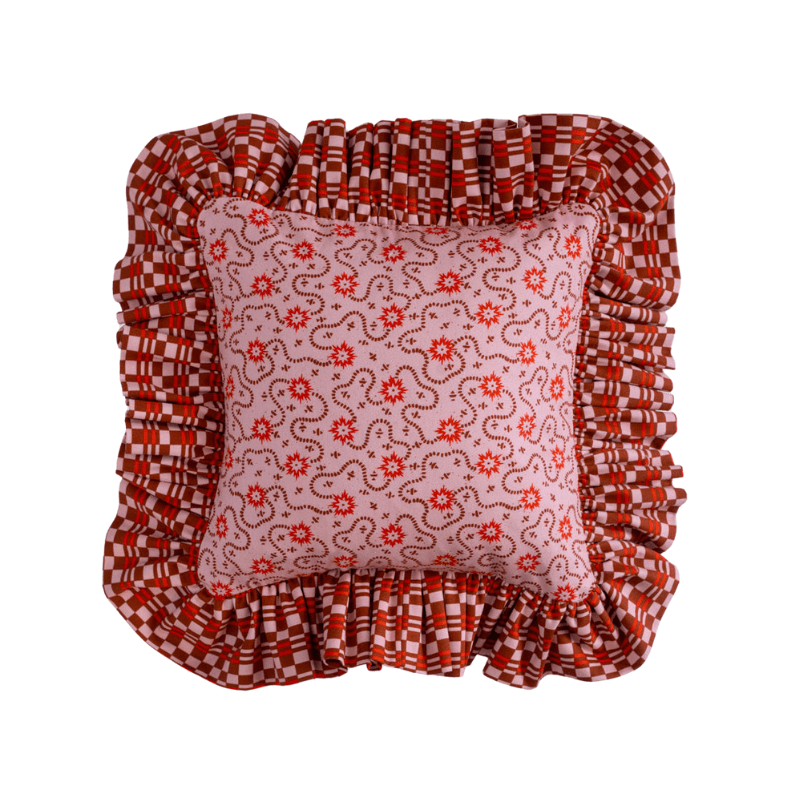 Frilly Fancy in Poppy | Maison Flâneur