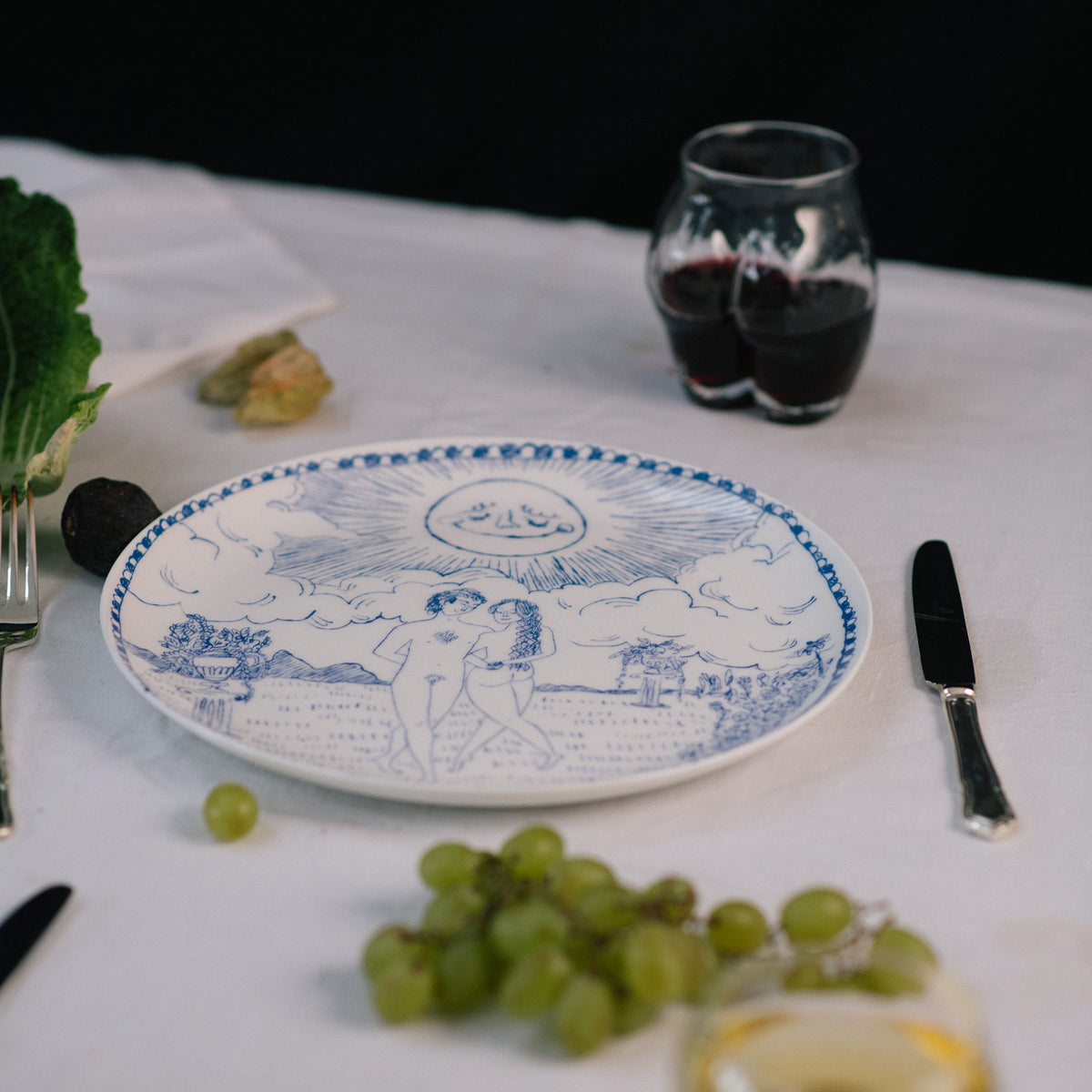 The Sun Tarot Dinner Plate | Maison Flâneur