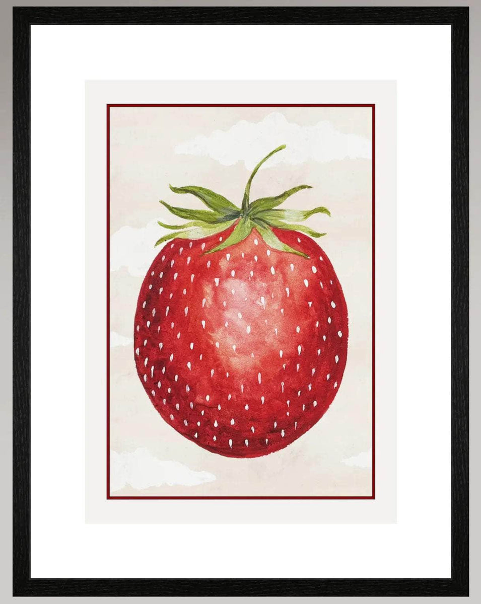 Floating Bosch Strawberry Print | Maison Flâneur