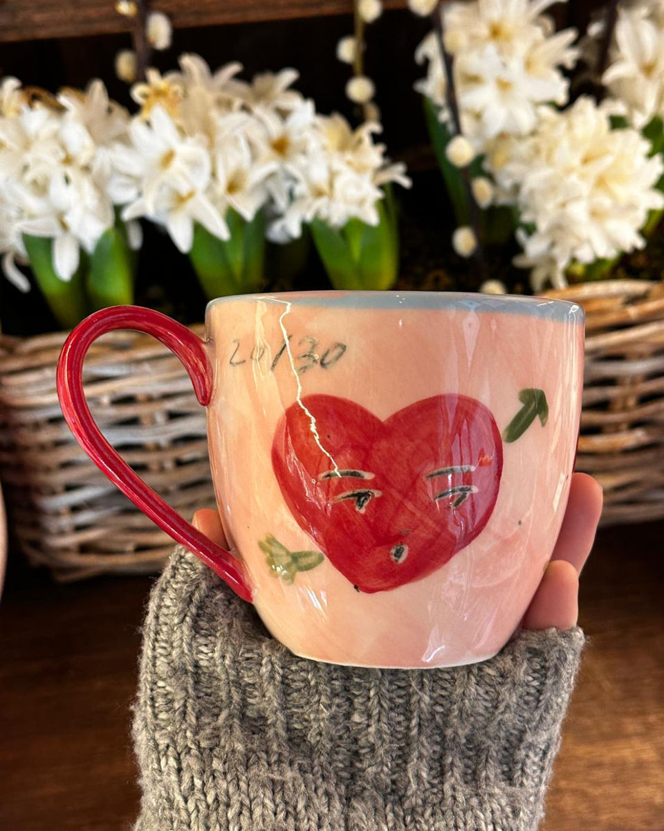 Limited Edition Valentine's Heart Mug | Maison Flâneur