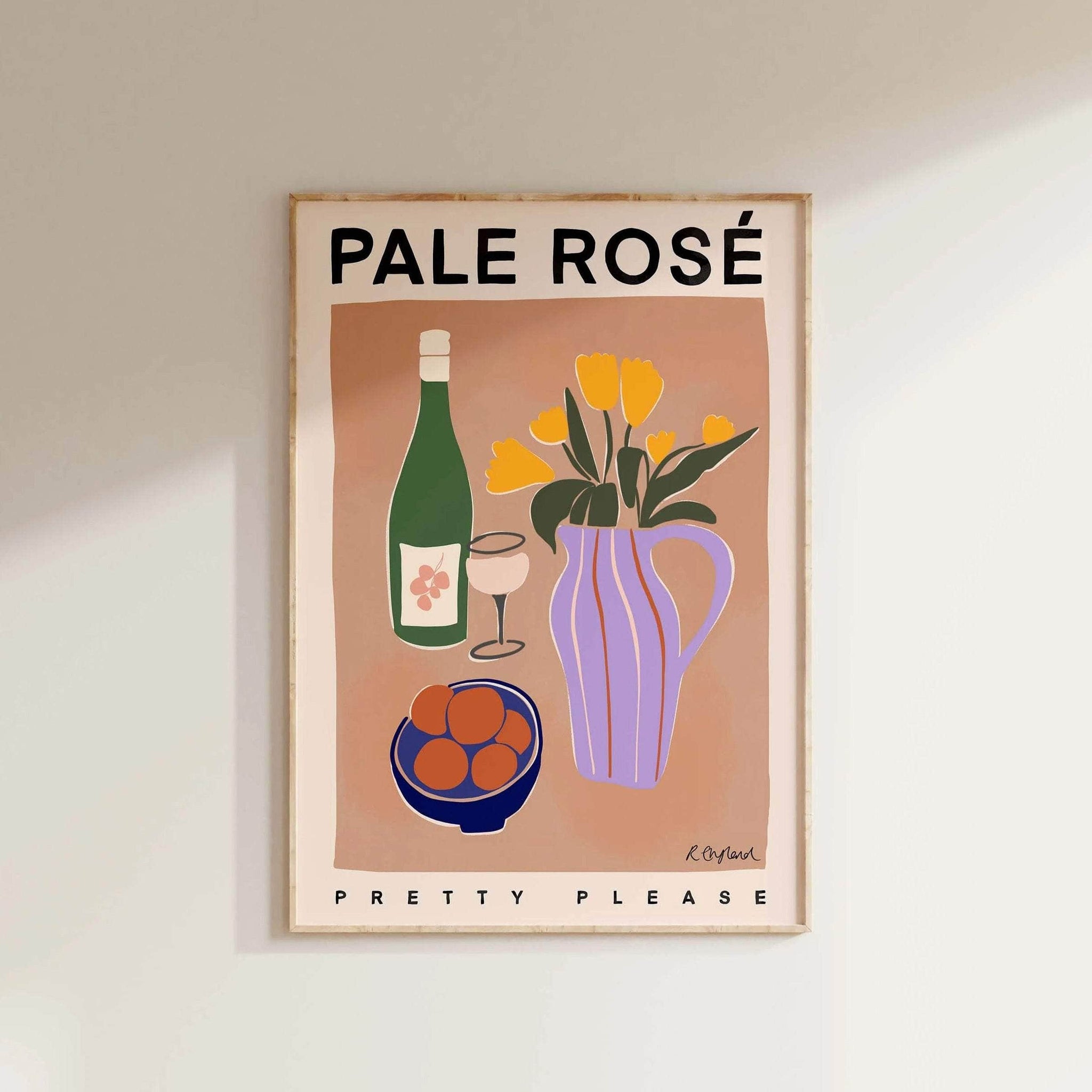 Pale Rosé Print | Maison Flâneur