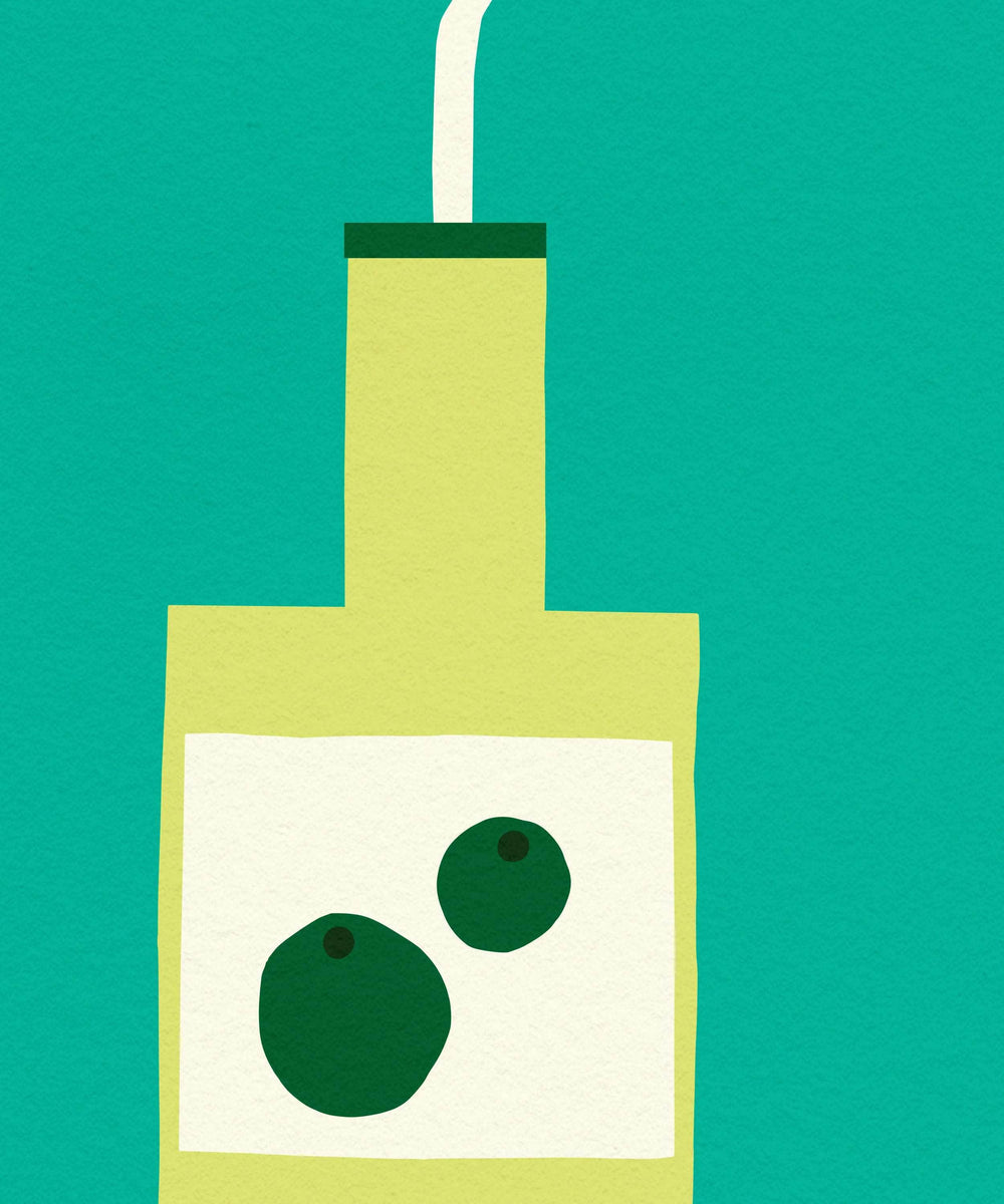 O for Olive Oil Print | Maison Flâneur