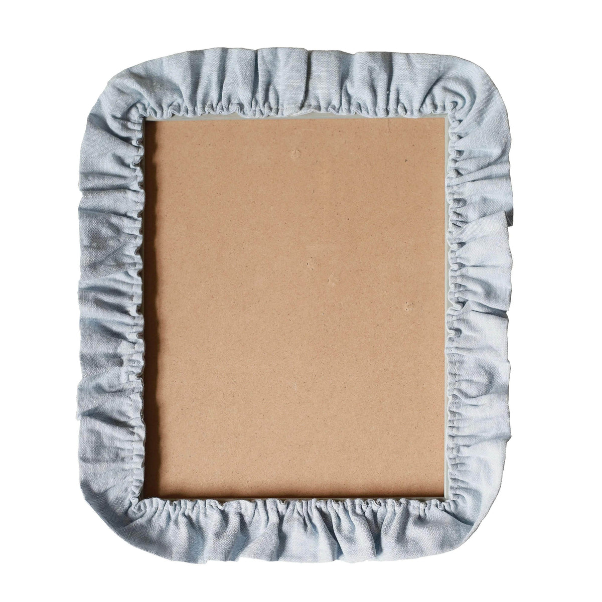 Sky Blue Ruffle Frame | Maison Flâneur