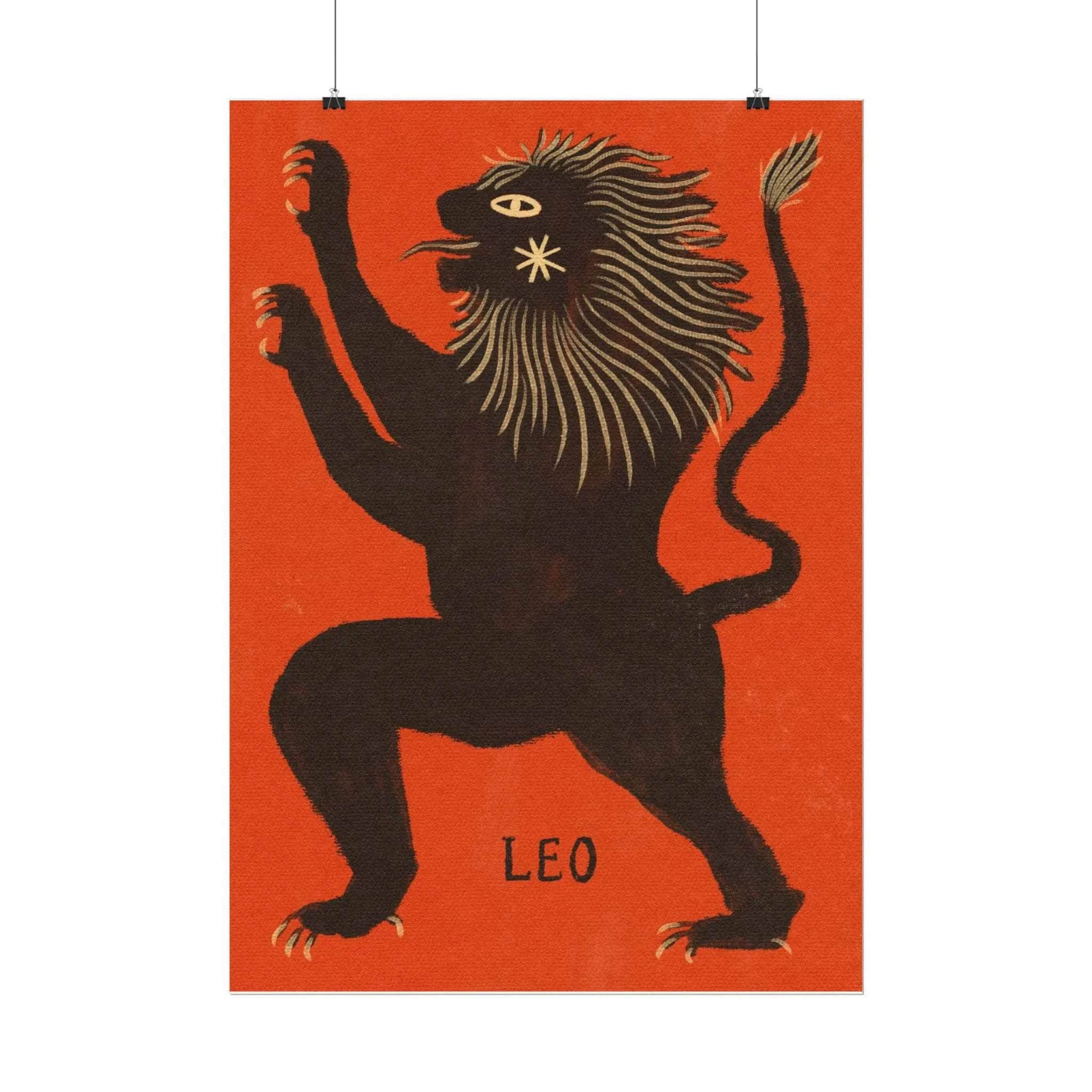 Tabby Booth Fine Art Zodiac Print • Leo | Maison Flâneur