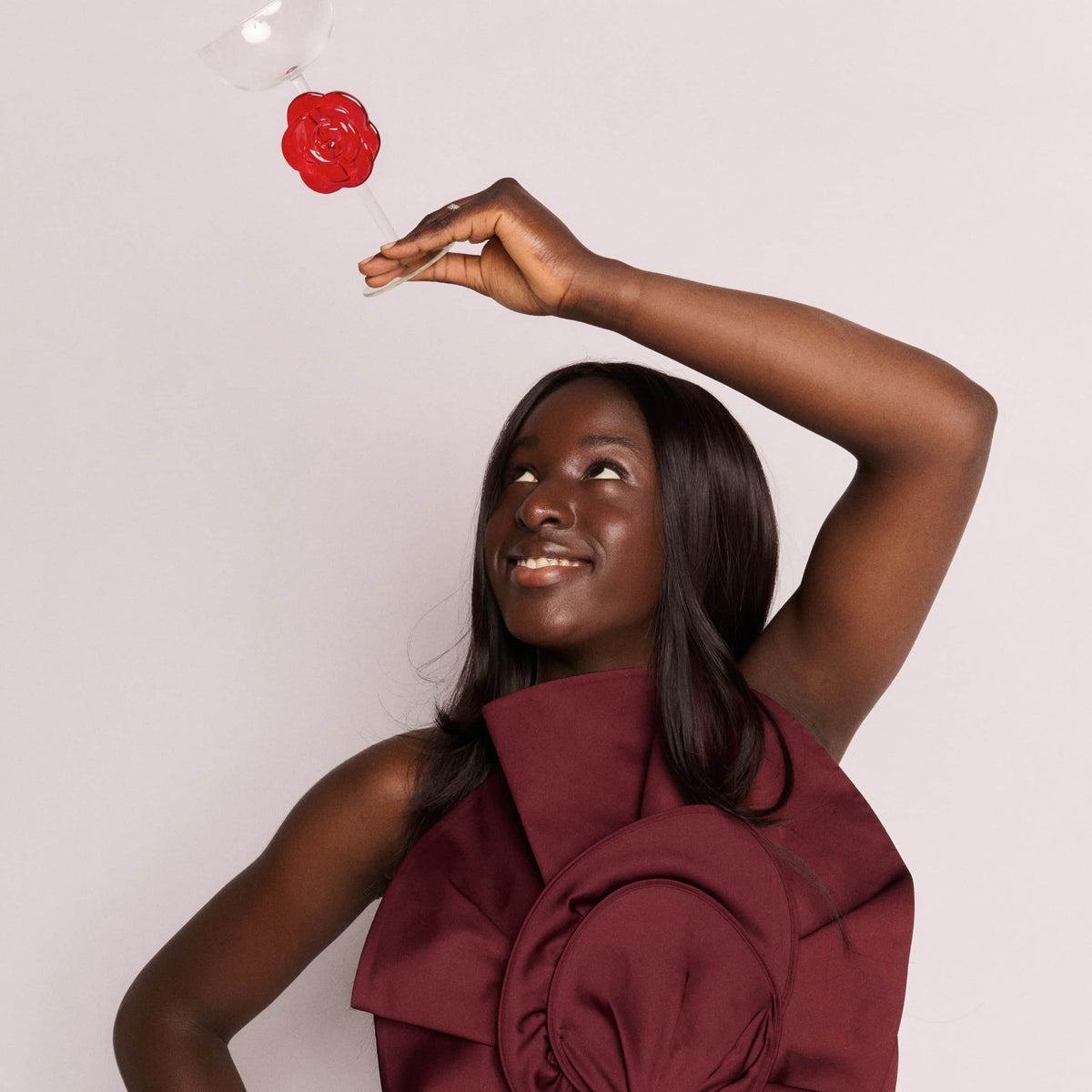 Rose Coupe Red | Maison Flâneur