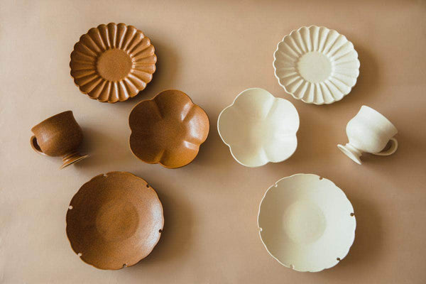 Yoshida Pottery Yukiwa White Plate | Maison Flâneur