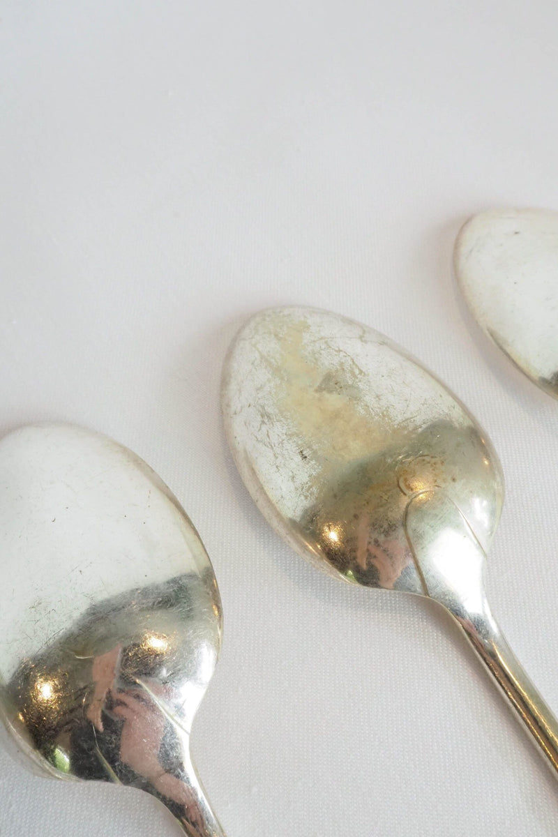 4 Vintage Silver Plate Spoons | Maison Flâneur