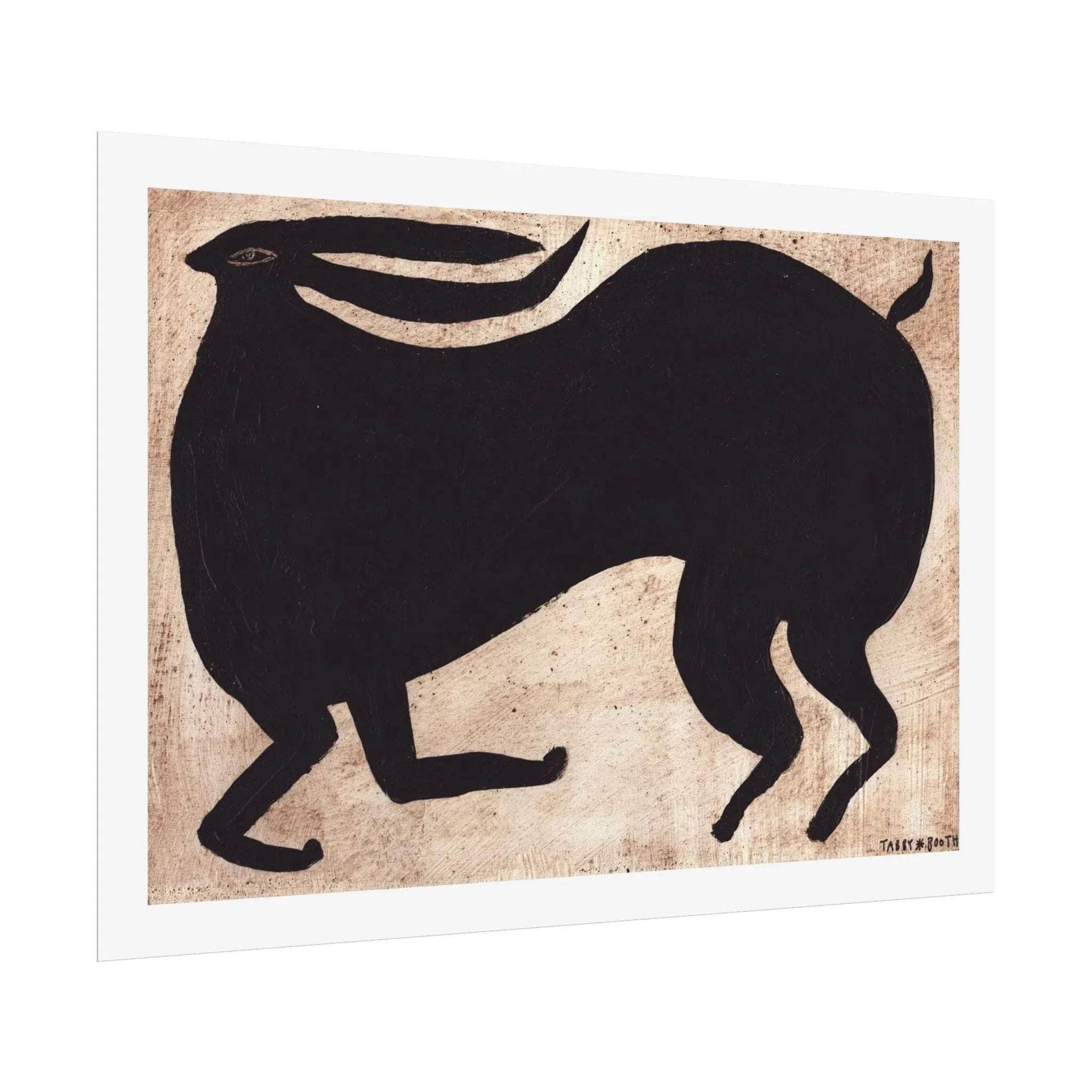Tabby Booth Fine Art Print of Painting • TRICK RABBIT | Maison Flâneur