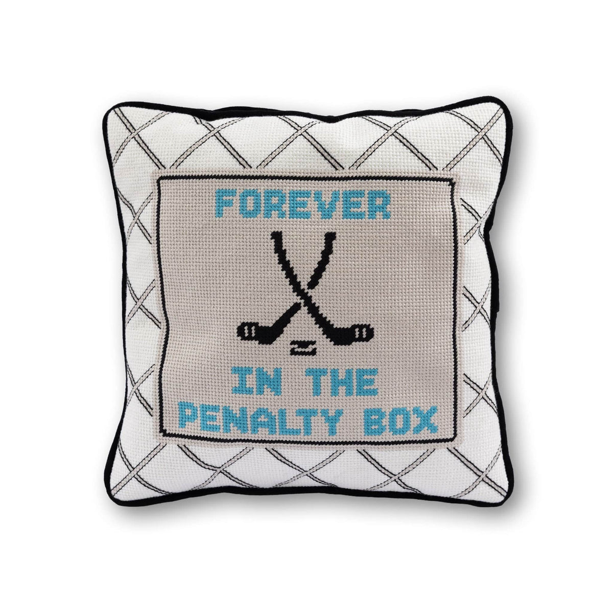 Penalty Box Needlepoint Pillow | Maison Flâneur