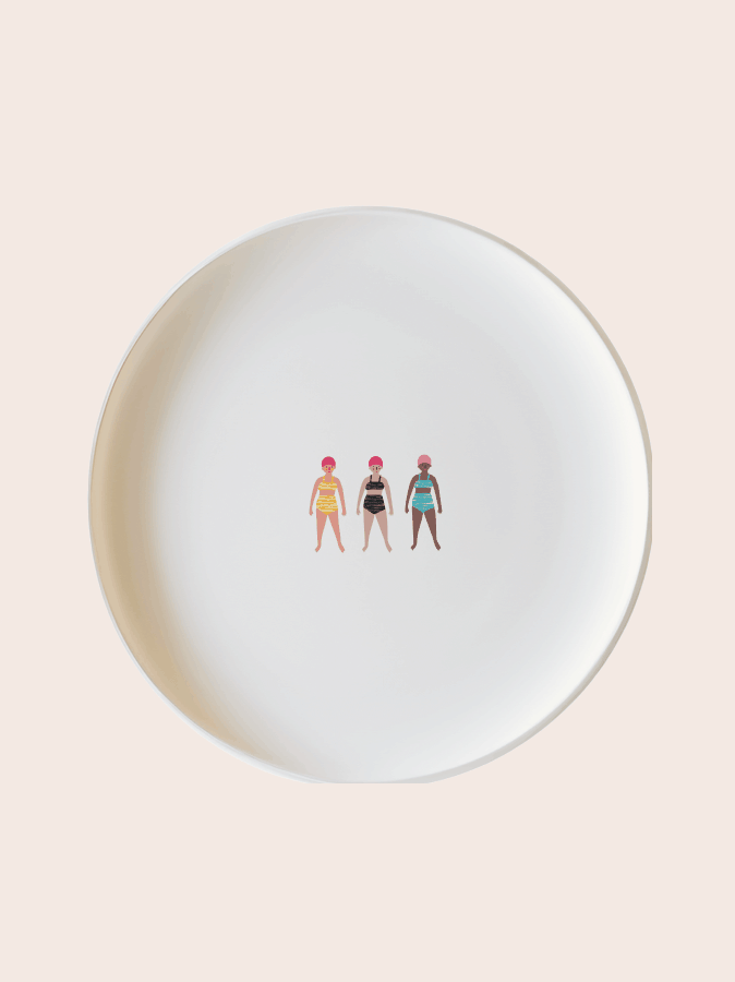 Swimmers Set - Mix DIY Plate Sticker Decoration | Maison Flâneur