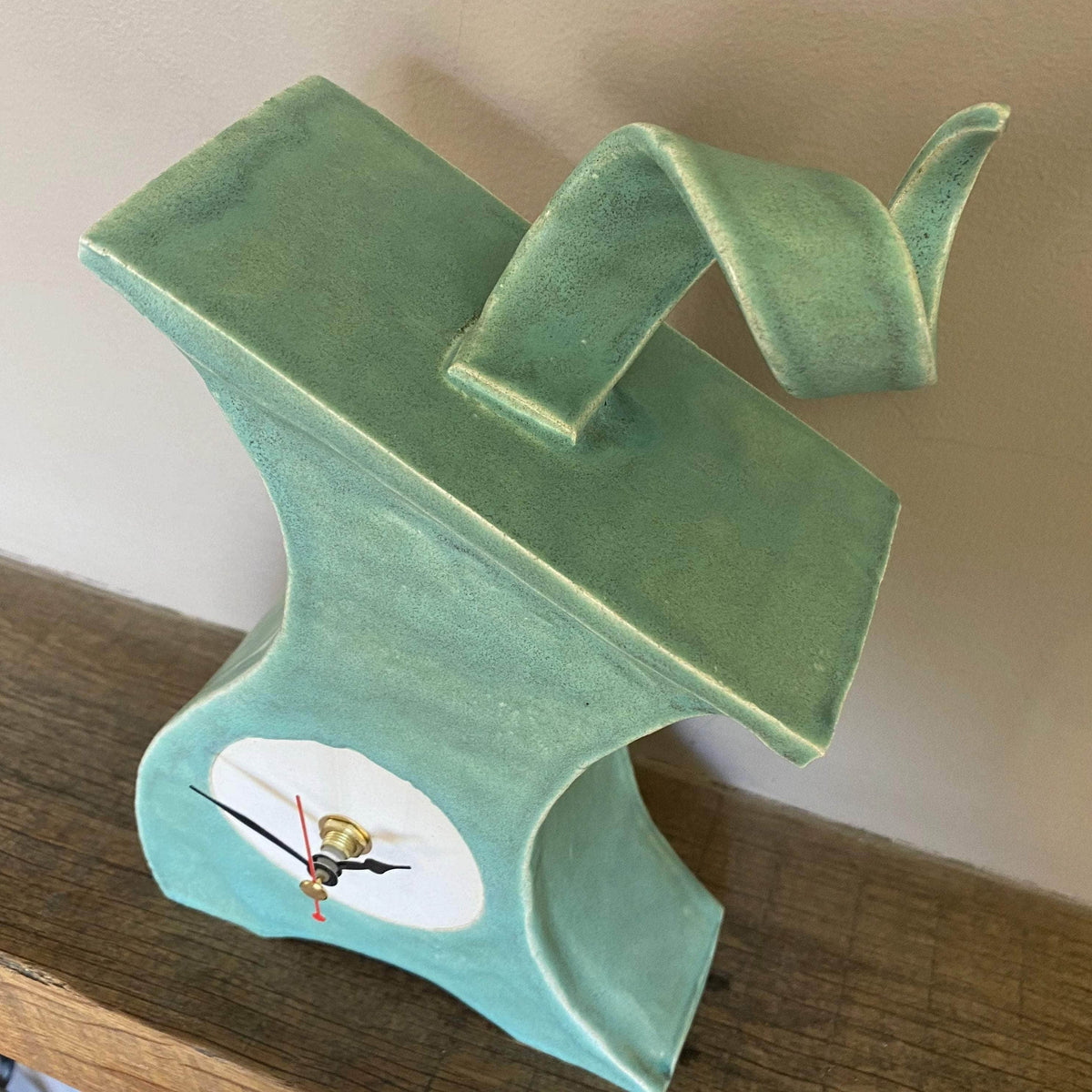Ceramic Mantel Clock - Cornish Copper | Maison Flâneur