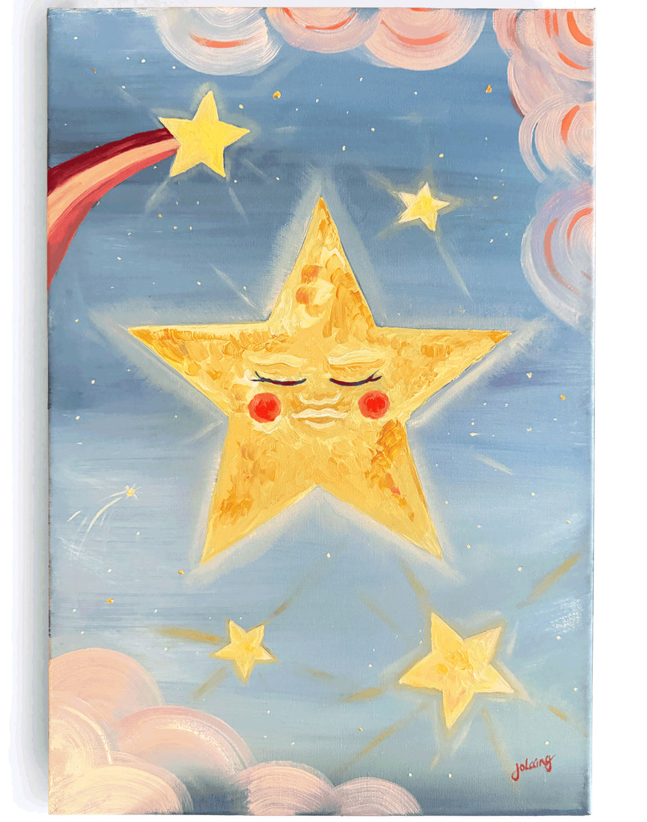 The Star - Original Oil On Canvas | Maison Flâneur