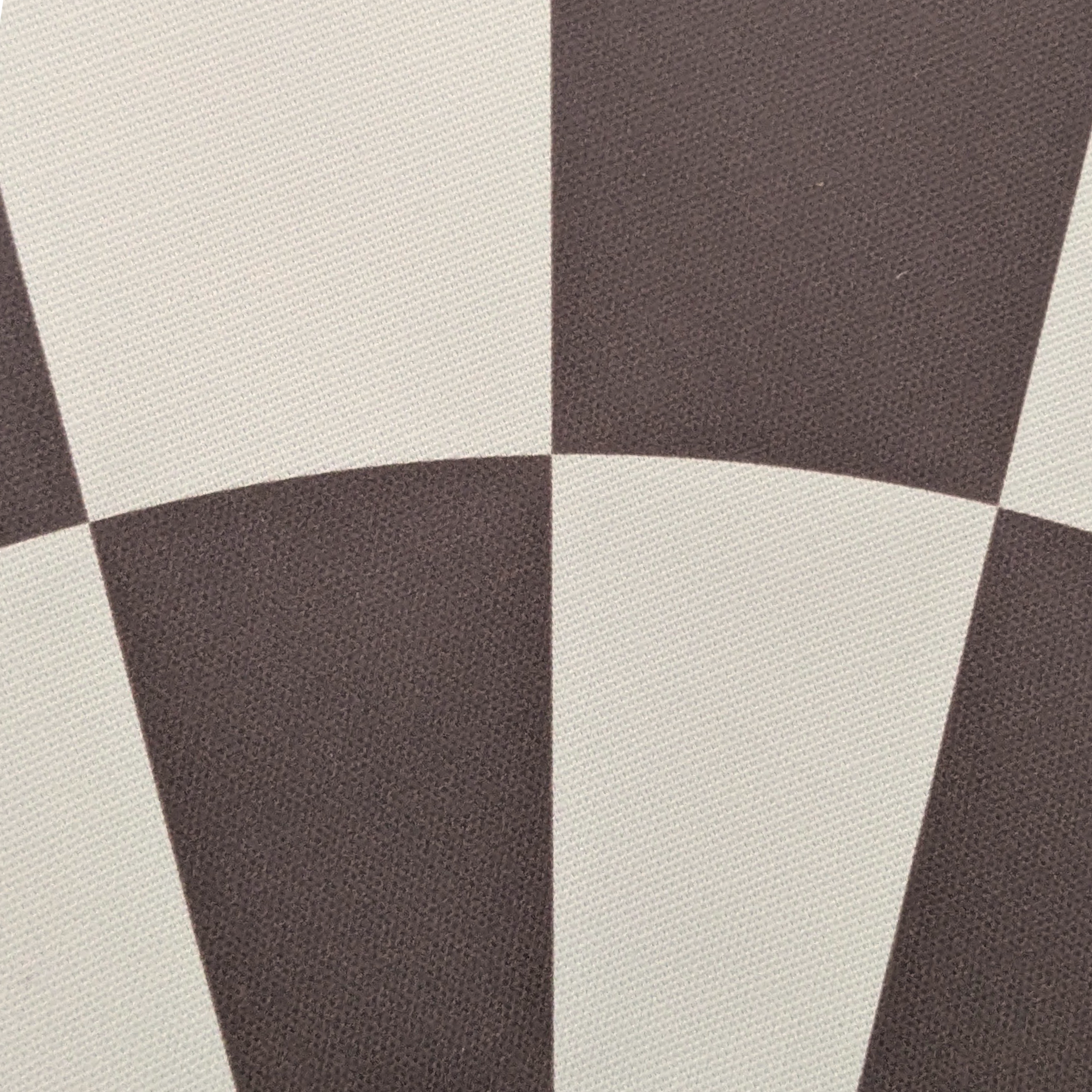 Bark Brown Checkered Cone Shade | Maison Flâneur