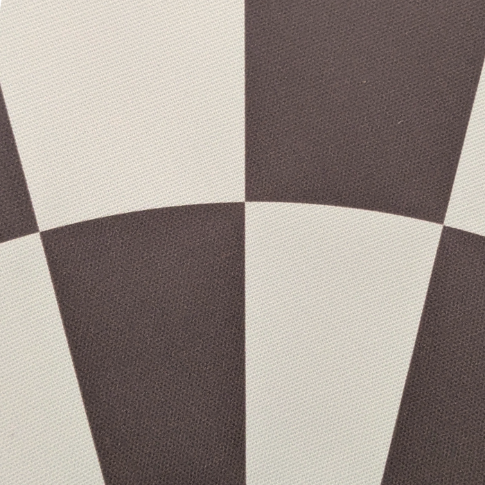 Bark Brown Checkered Cone Shade | Maison Flâneur