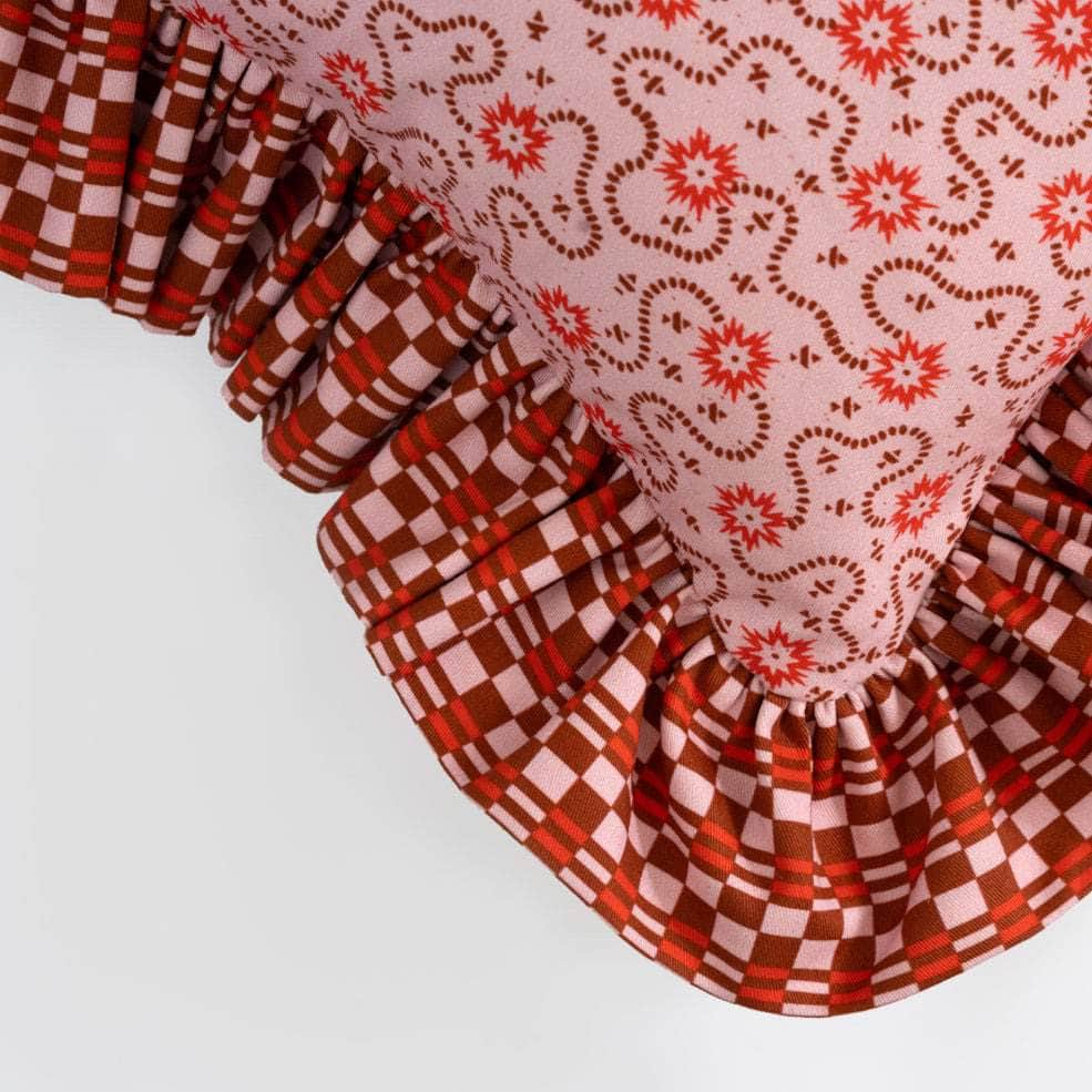 Frilly Fancy in Poppy | Maison Flâneur