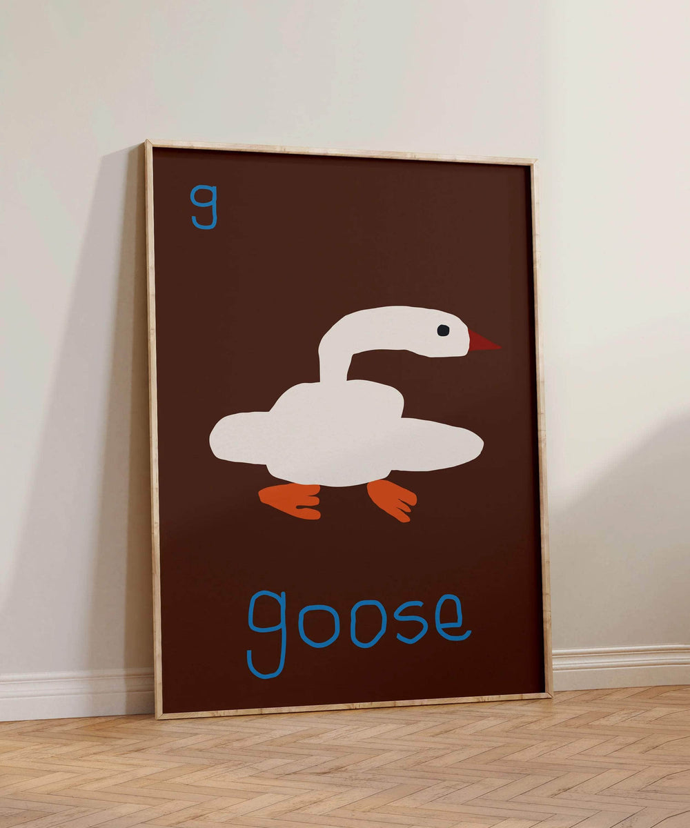 G for Goose Print | Maison Flâneur