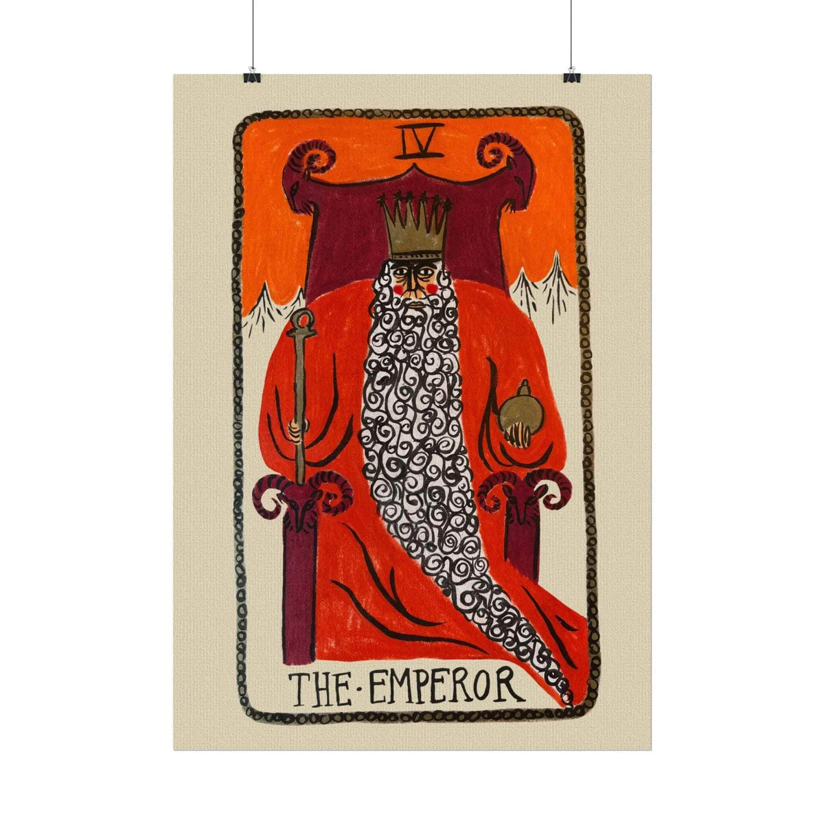 Tabby Booth Fine Art Tarot Print • The Emperor | Maison Flâneur