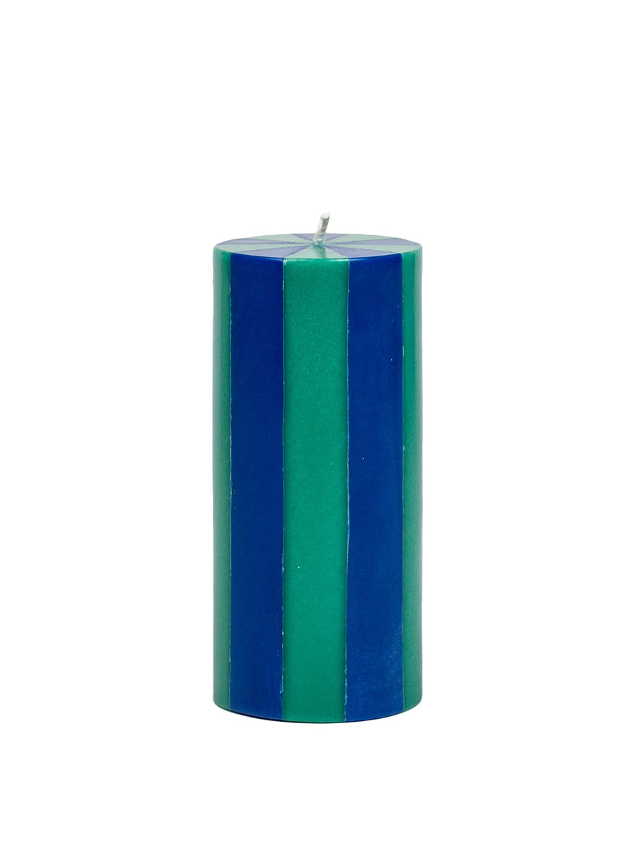 Stripe Pillar Candles M | Maison Flâneur