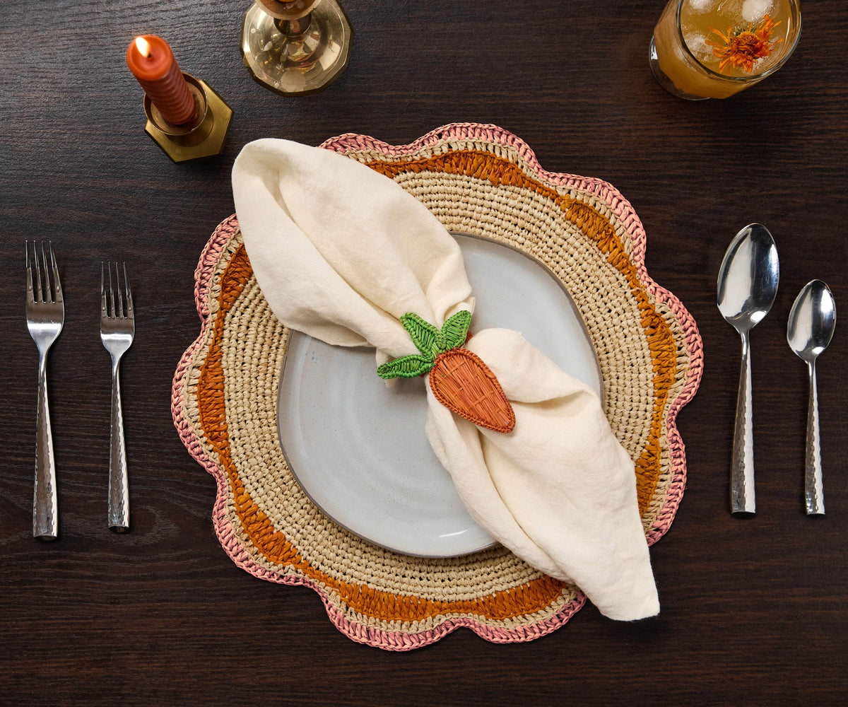 Carrot Napkin Rings (Set of 4) | Maison Flâneur