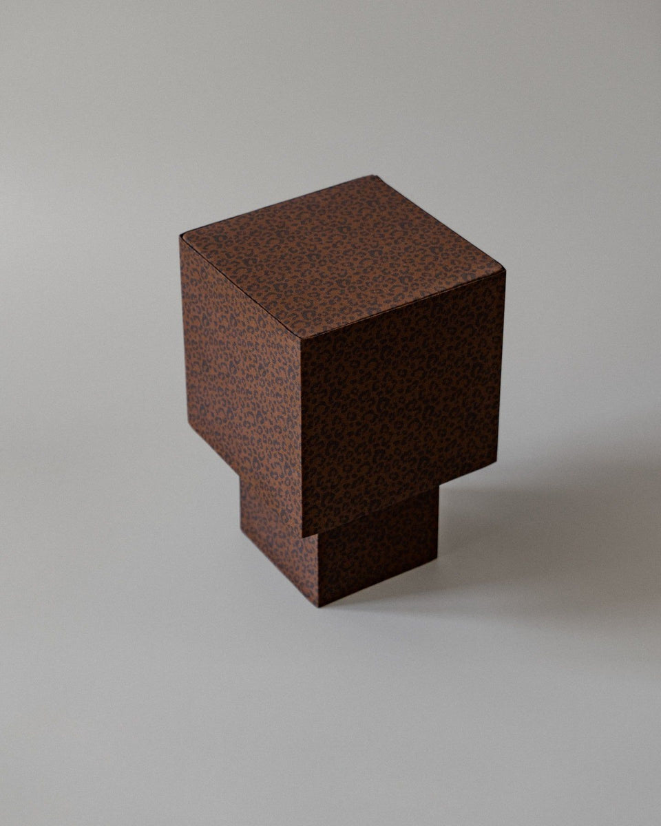 la petite boîte - Jacq Brown & Black Leopard Lamp | Maison Flâneur
