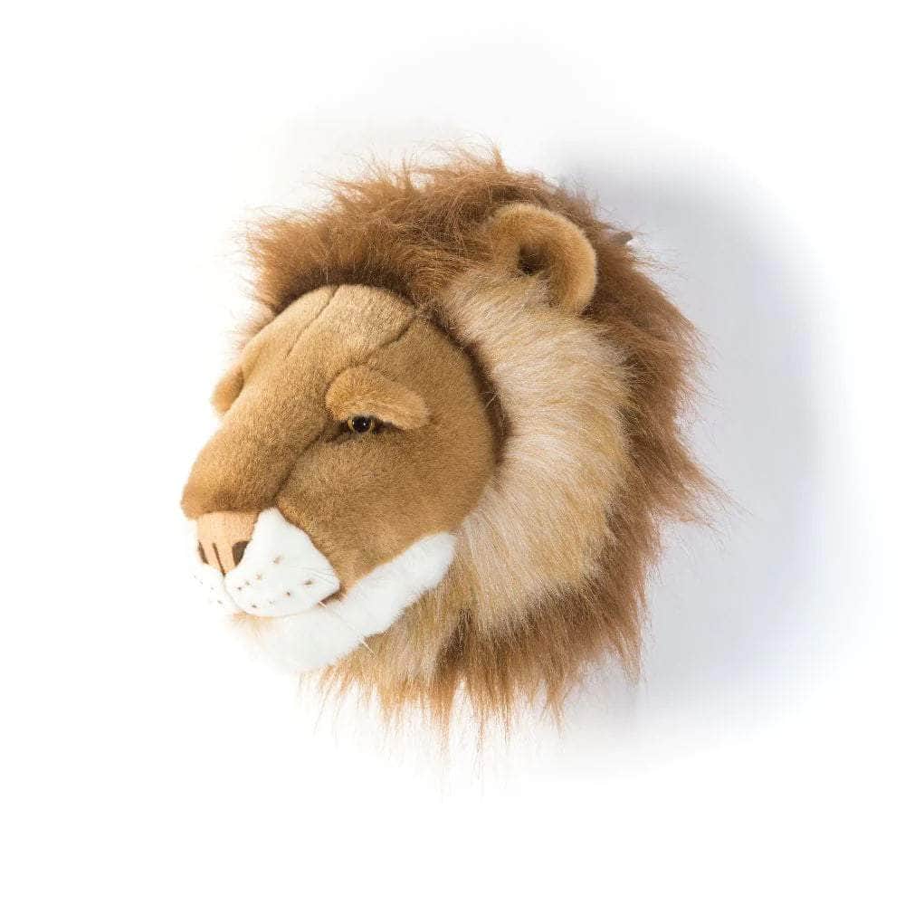 Cesar the Lion Wall Mounted Plush Head | Maison Flâneur