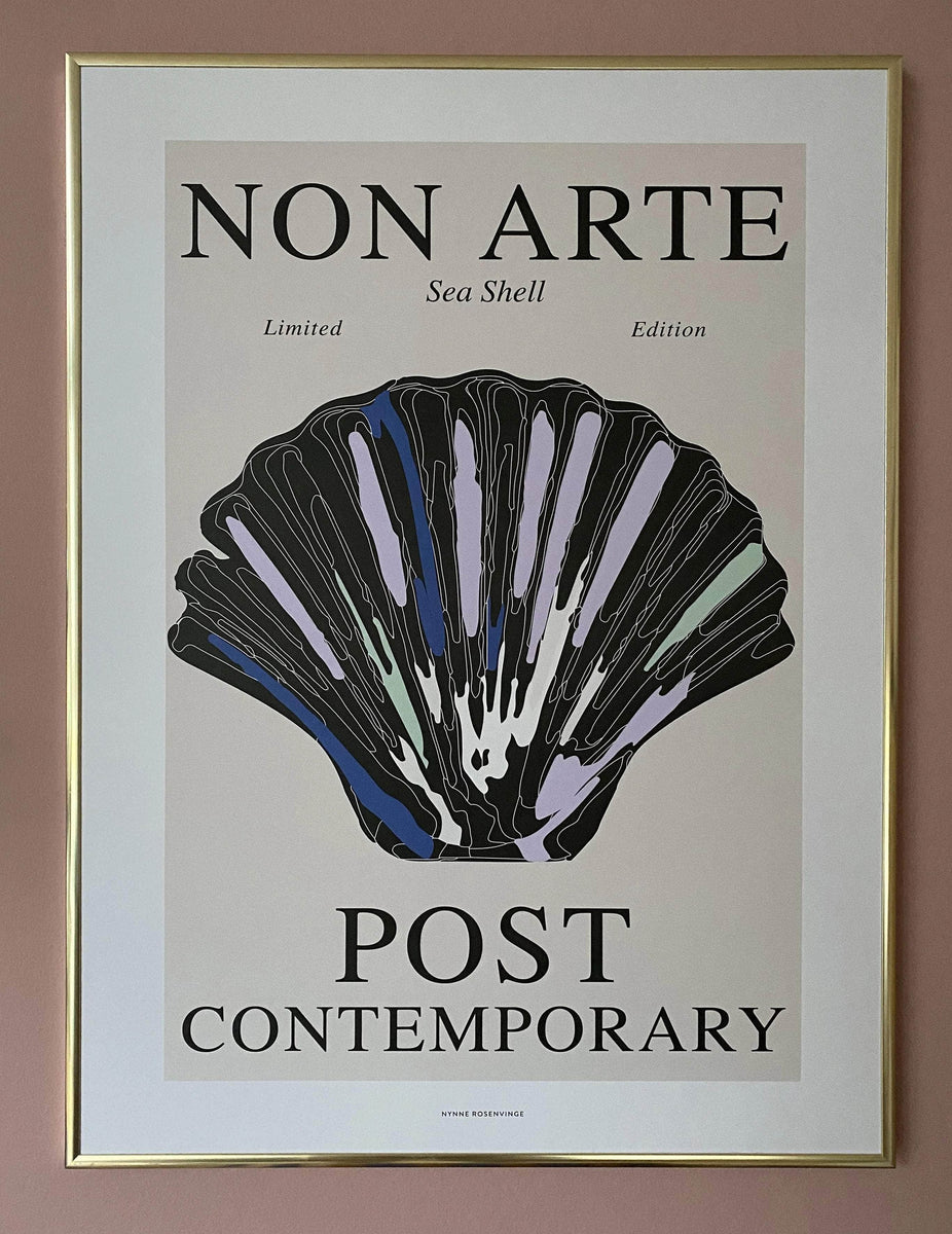 Sea Shell Sand Poster Print | Maison Flâneur