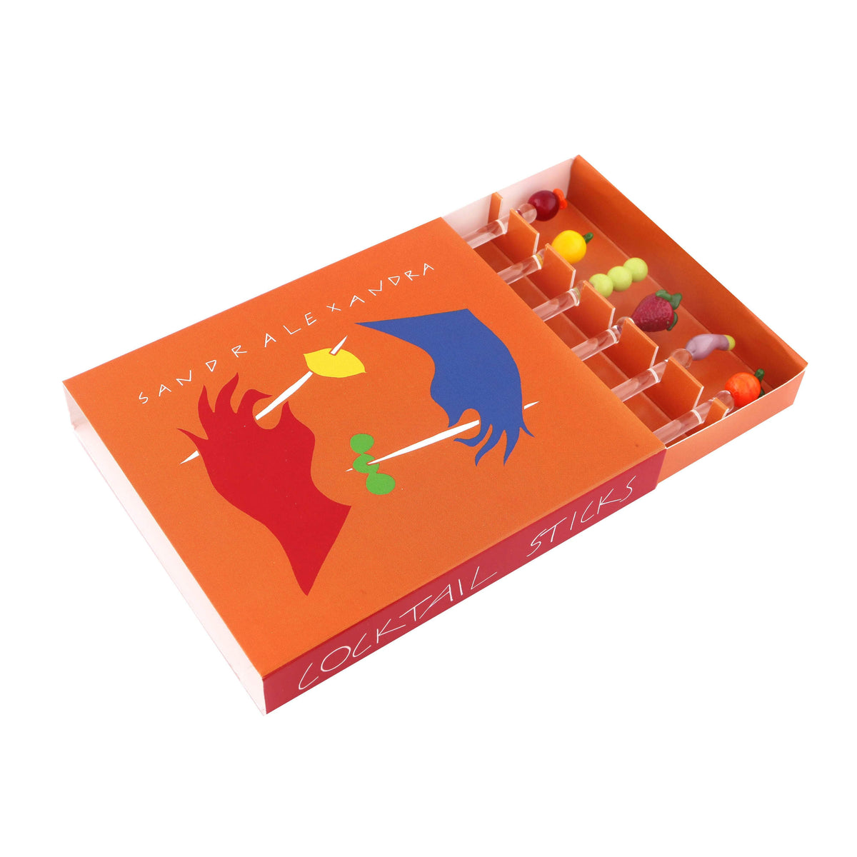 Cocktail & Nibble Murano Glass Sticks - Groceries | Maison Flâneur